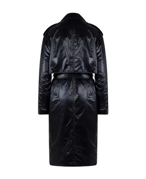 Saint Laurent Belted Double-breasted Coat