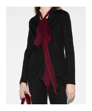 Gucci Single-breasted Cotton Jersey Jacket With Double G Lining
