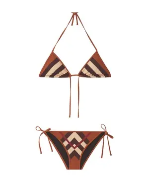 Burberry Checked Two-piece Bikini Set