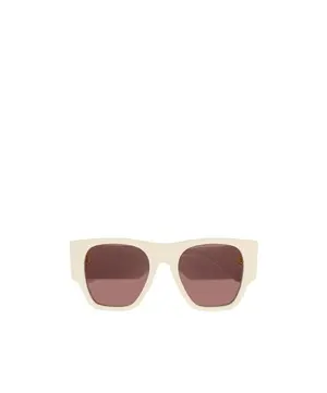 Chloé Oversized Square-frame Sunglasses - Nude