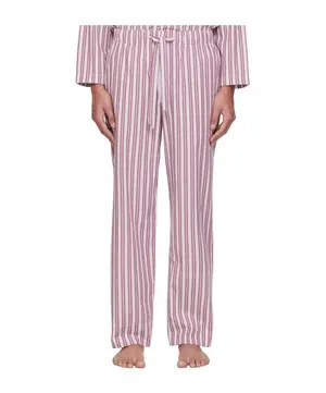 TEKLA Striped Pajama Trousers - Pink