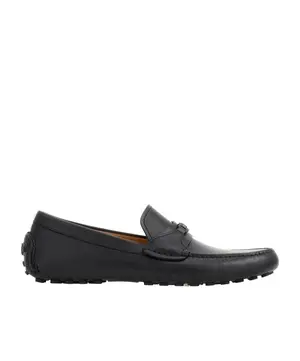 FERRAGAMO Gancini Buckle Slip-on Loafers