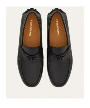 FERRAGAMO Gancini Buckle Slip-on Loafers