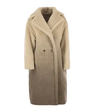Max Mara Gradient Double-breasted Teddy Coat