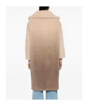 Max Mara Gradient Double-breasted Teddy Coat - Sand-colored