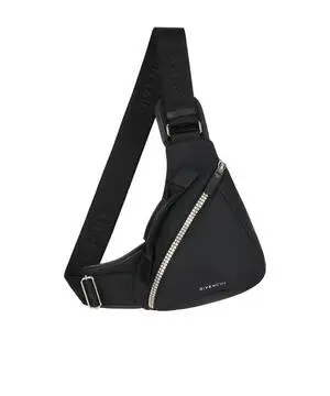 Givenchy G-zip Triangle Shoulder Bag - Black
