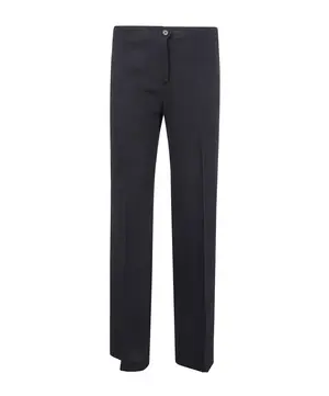 N.21 Low Waist Flared Trousers - Black