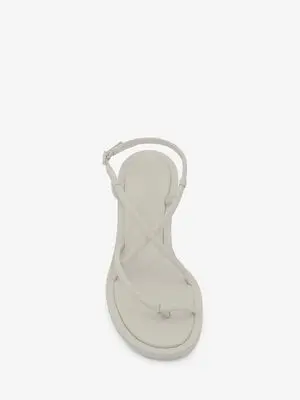 Alexander McQueen Ivory Strap-detail Open-toe Sandals
