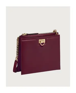 FERRAGAMO Trifolder Crossbody Bag