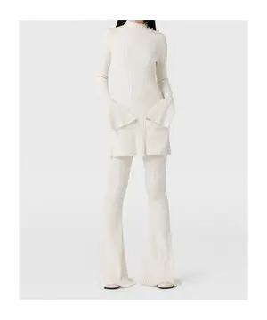 Stella McCartney Ribbed Knit Mini Dress With Button Details