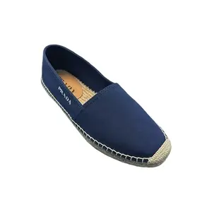 Prada Round Toe Slip-on Espadrilles