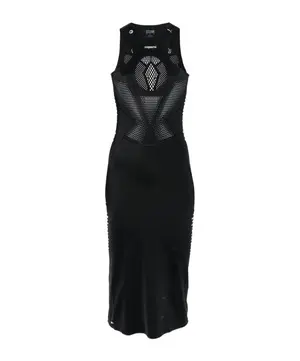 Coperni X Puma Cut-out Detail Midi Dress - Black