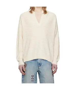 Isabel Marant Étoile Arnold V-neck Jumper - Ecru