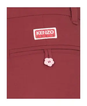 Kenzo Cropped Pleated Trousers
