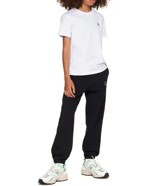 Moncler Kids Logo Patch Crewneck T-shirt