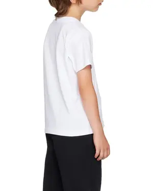 Moncler Kids Logo Patch Crewneck T-shirt