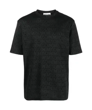 Moschino Jacquard Logo-motif T-shirt