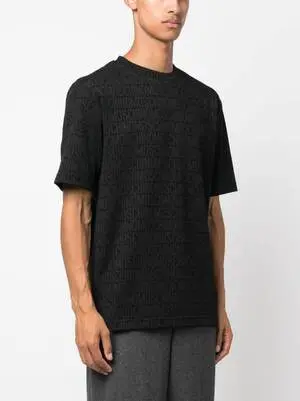 Moschino Jacquard Logo-motif T-shirt