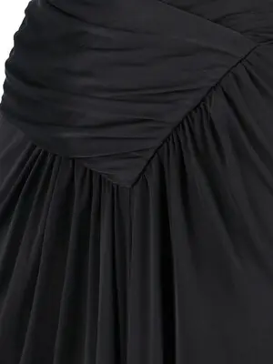 Saint Laurent Draped Pencil Skirt