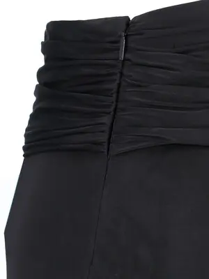 Saint Laurent Draped Pencil Skirt