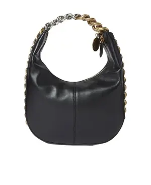 Stella McCartney Frayme Small Shoulder Bag - Black
