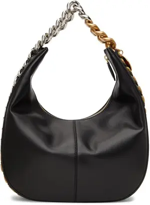Stella McCartney Frayme Small Shoulder Bag - Black