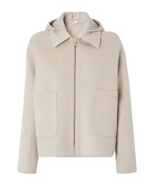 FENDI Fendi Reversible Cropped Hooded Jacket