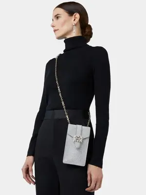 ROGER VIVIER Miss Vivier Pocket Phone Holder