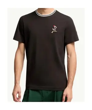 Moncler Monduck Logo Patch T-shirt - Black