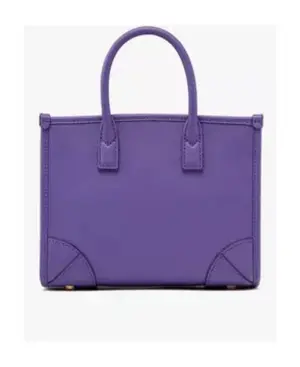 Mcm Logo-embossed Leather Tote Bag