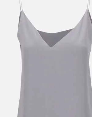 Eleventy V-neck Camisole Top - Gray