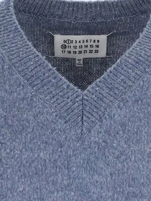 MAISON MARGIELA Distressed V-neck Jumper