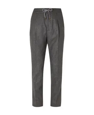 Brunello Cucinelli Drawstring Trousers - Grey