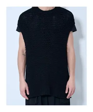 Yohji Yamamoto Open Knit Sleeveless Vest