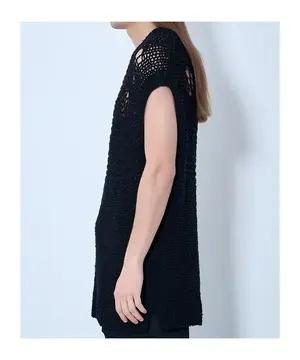 Yohji Yamamoto Open Knit Sleeveless Vest
