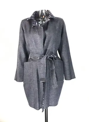 Max Mara Double-sided Lace-up Coat