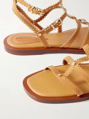 Zimmermann Goldie Leather Sandals