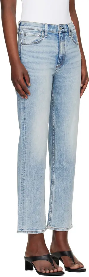 RAG  BONE Rag & Bone Harlow Ankle Straight Jeans