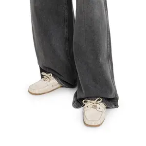 Gucci Washed Effect Boat Shoes