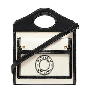 Burberry Mini Logo Stamp Tote Bag