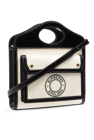 Burberry Mini Logo Stamp Tote Bag