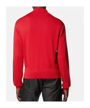 Versace Collared Button-up Cardigan