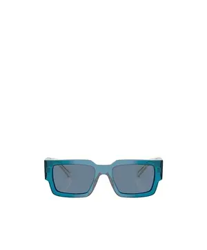 Prada Rectangle Frame Sunglasses - Blue