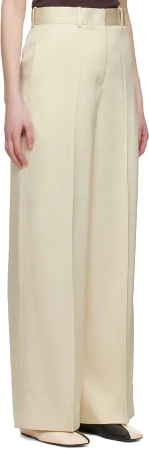 JIL SANDER High-waisted Wide-leg Trousers
