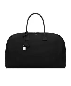 Saint Laurent Bowling Zip-up Duffle Bag - Black