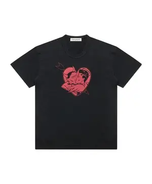 Our Legacy Love Story Printed Loose T-shirt - Black