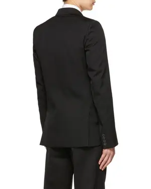 Valentino Garavani Logo Blazer - Black