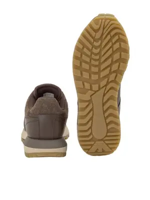 Emporio Armani Panelled Lace-up Sneakers