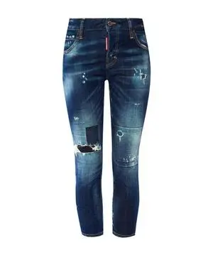 Dsquared2 Pierced Detail Tapered Jeans