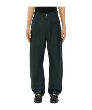 Bottega Veneta Leather Cargo Trousers